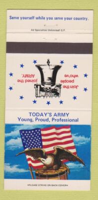 Matchbook Cover - Army Recruiting 30 Strike | eBay