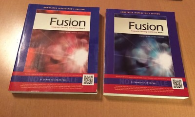 Fusion Integrated Reading And Writing Books 1 And 2 Annotated ...