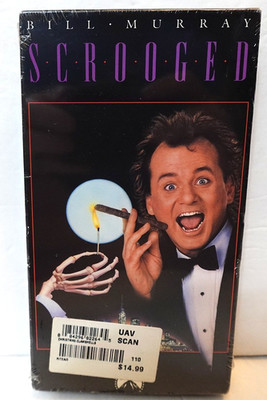 Scrooged (Bill Murray) VHS tape (NEW!) | eBay
