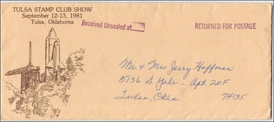 Cover from Tulsa Stamp Club with 2 auxilliary markings, 1982 | eBay
