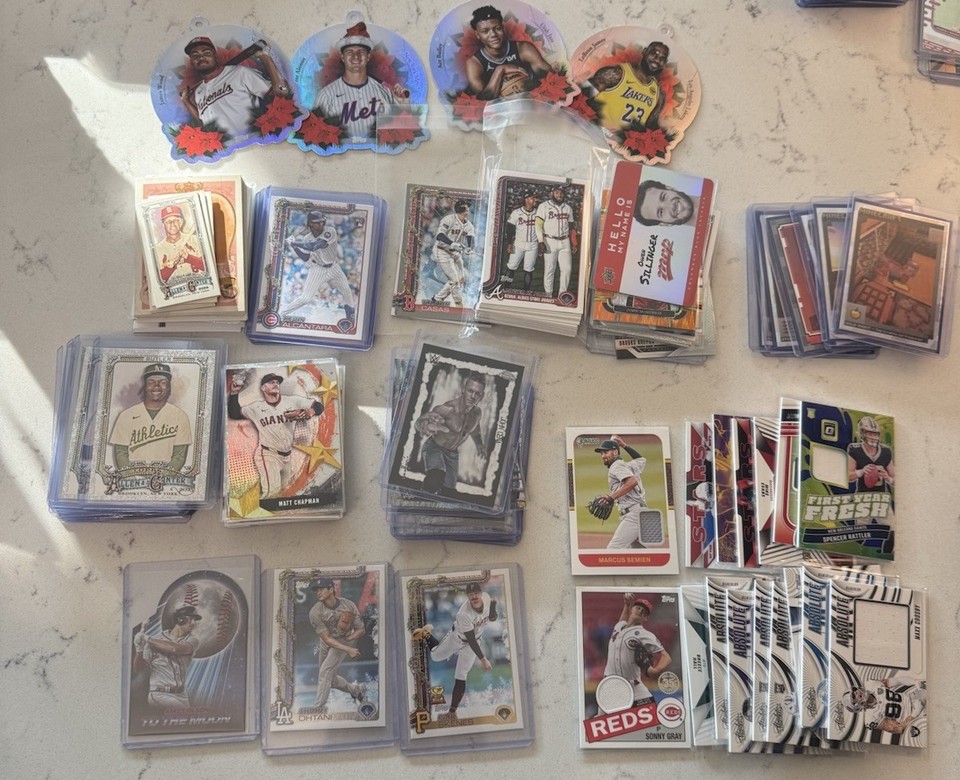 Huge Sportscard Lot Topps, Stars, Baseball, Football, NBA, WNBA, MLB ...