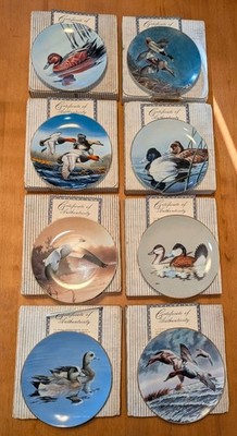 8 Bradford Exchange Federal Duck Stamp Plates 1990s W.S. George Mint ...