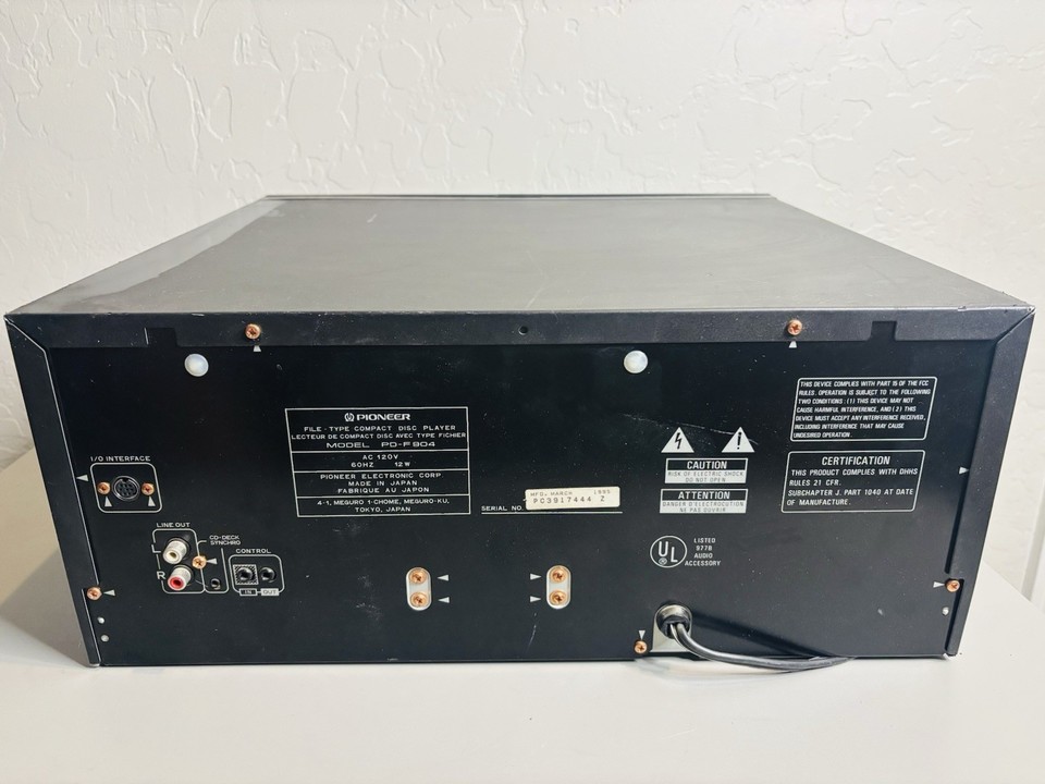 📀 Pioneer PD-F904 100 Disc CD Player / Jukebox – Fully Tested – No ...