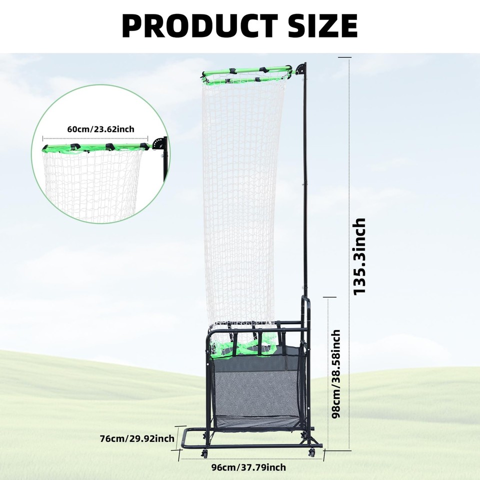 Volleyball Setter Trainer Net, Adjustable Height and Angle Volleyball ...