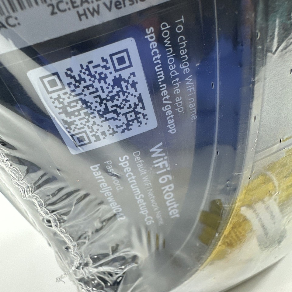 Spectrum Wireless Router 6 SAX1V1R Advanced Home Wifi Router W/adapter ...