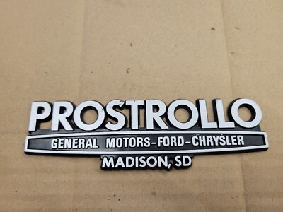 Prostrollo General Motors Madison SD Dealership Emblem Badge Logo ...