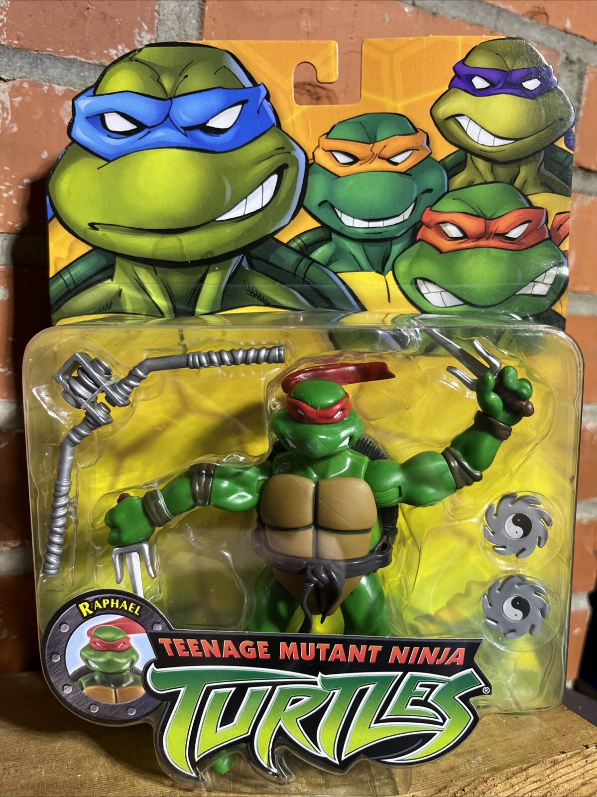 Playmates Teenage Mutant Ninja Turtles TMNT 2003 Retro REISSUE Raphael ...