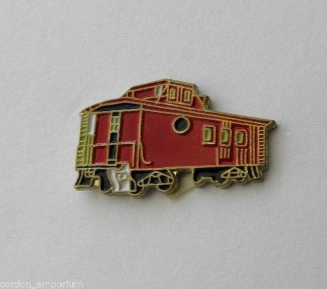 RED RAILWAY CABOOSE LAPEL PIN BADGE 3/4 INCH | eBay