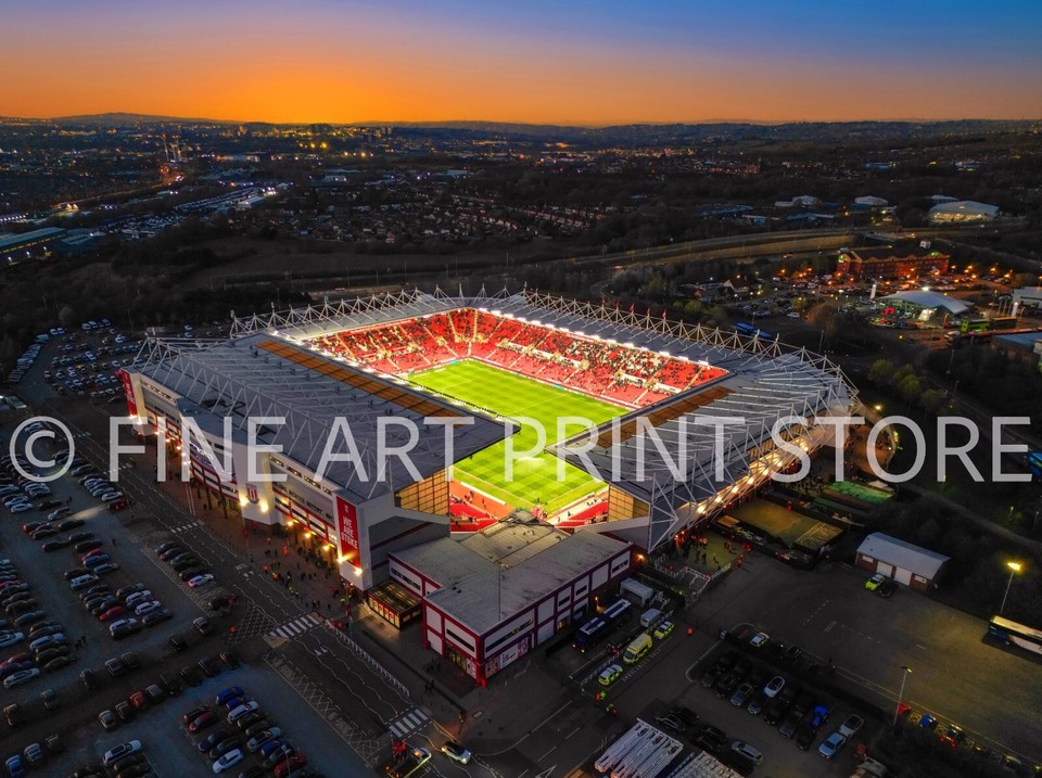 Stoke City Gifts, Framed Picture, Print, Bet 365 Stadium, Britannia ...