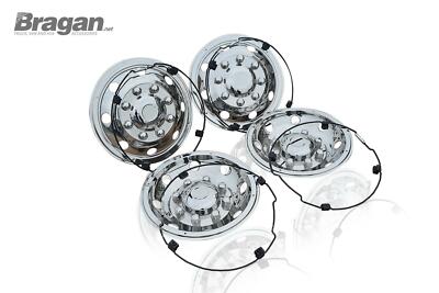 19.5" Universal Front Wheel Trims For Truck Bus Coach Lorry Sleeves ...