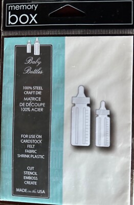 New Memory Box Craft die Baby Bottles Item # 98867 Made in USA with 100 ...
