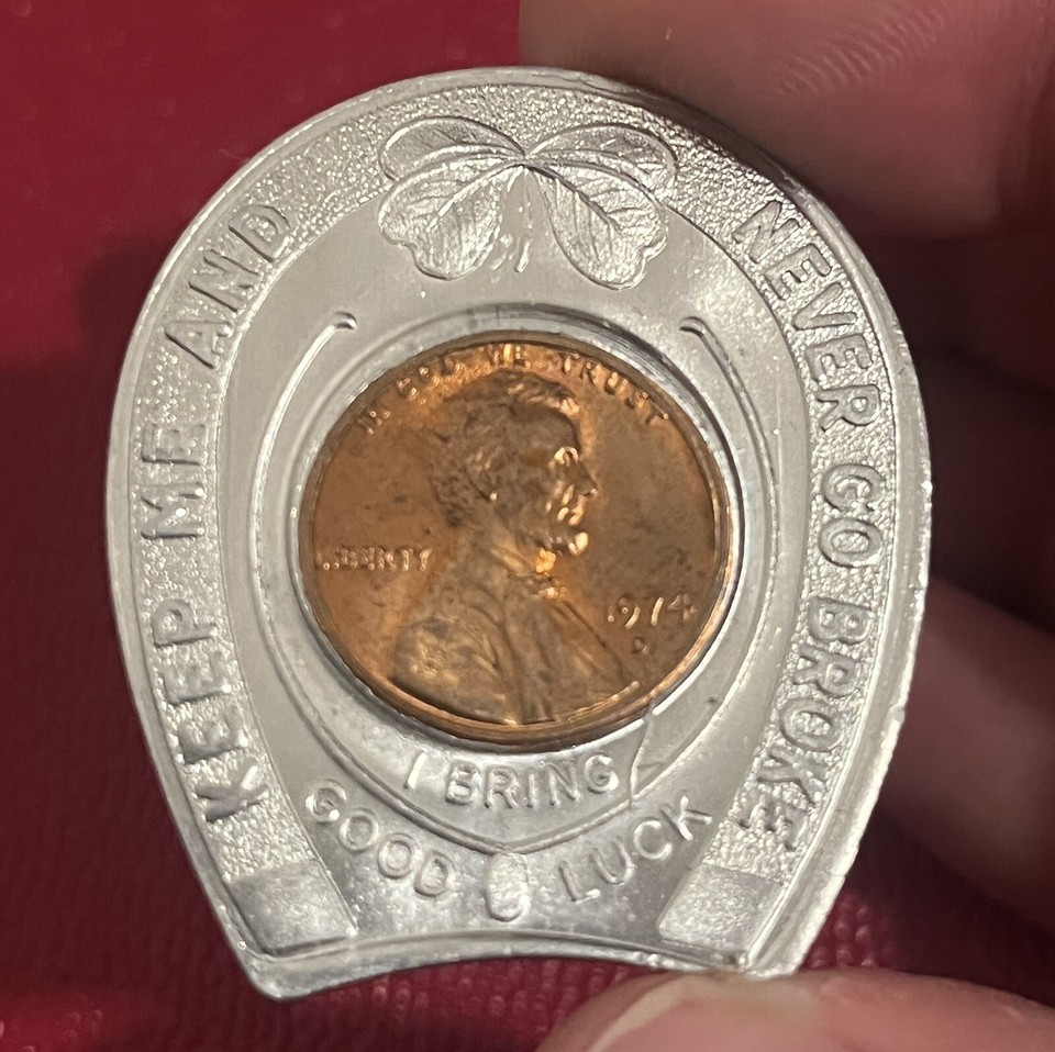 1974-D Encased Cent LINDSAY California Tulare Co. PEABODY MOTORS X-RARE ...