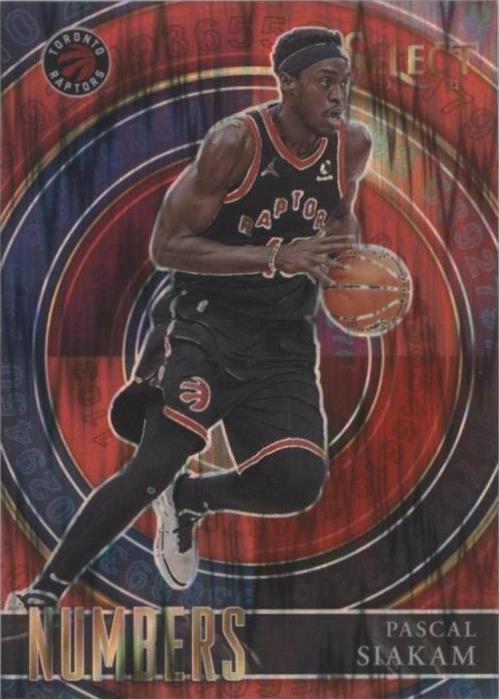 2020-21 Panini Select - Select Numbers Pascal Siakam #32 Red Prizm for ...