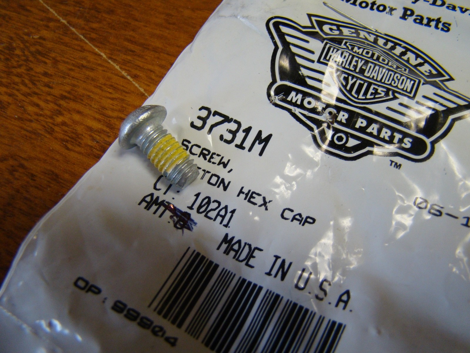 HARLEY 3731M BUTTON HEX CAP SCREW OEM NOS | eBay
