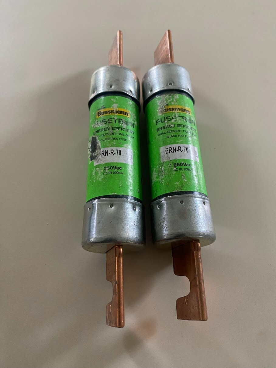 FRN-R 70 Amp, 250V, Class RK5, Bussmann FRN-R-70, FRN-R 70A | eBay
