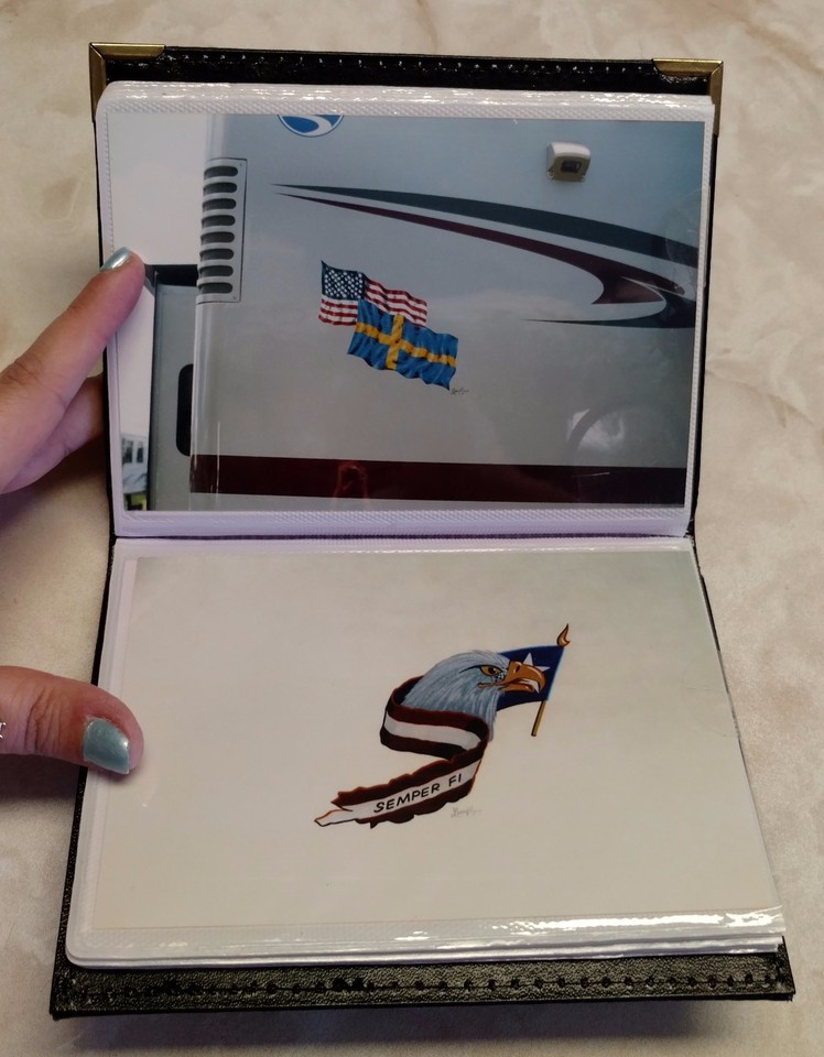 RV Art 24 Page Photo Album Portfolio Pinstriping Motorhome Airbrush ...