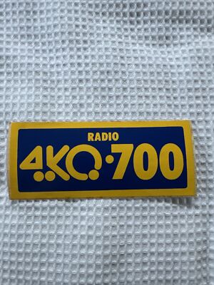 CLASSIC 1980's UNUSED STICKER RADIO 4KQ .700 Brisbane Queensland | eBay ...