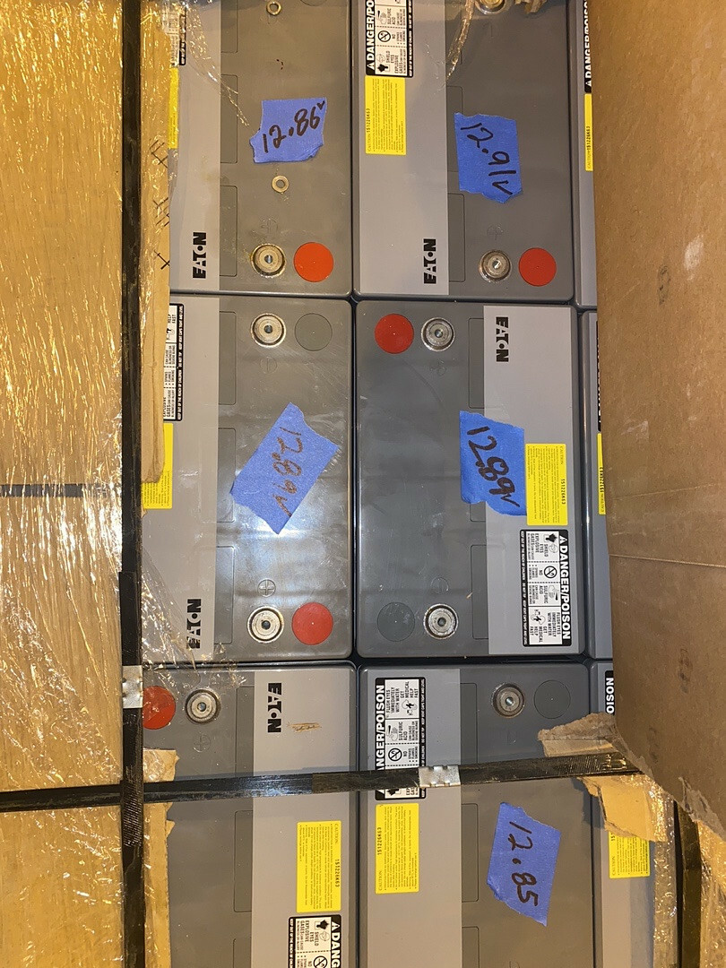 Eaton Battery PWHR12280W4FR 75 Amp Solar Audio UPS '15 | eBay