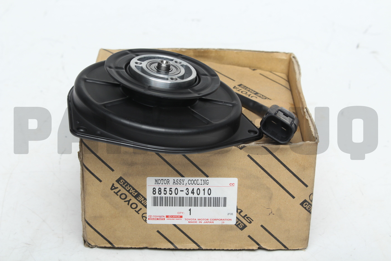 8855034010 Genuine Toyota MOTOR ASSY, BLOWER (FOR CONDENSER) 88550 ...