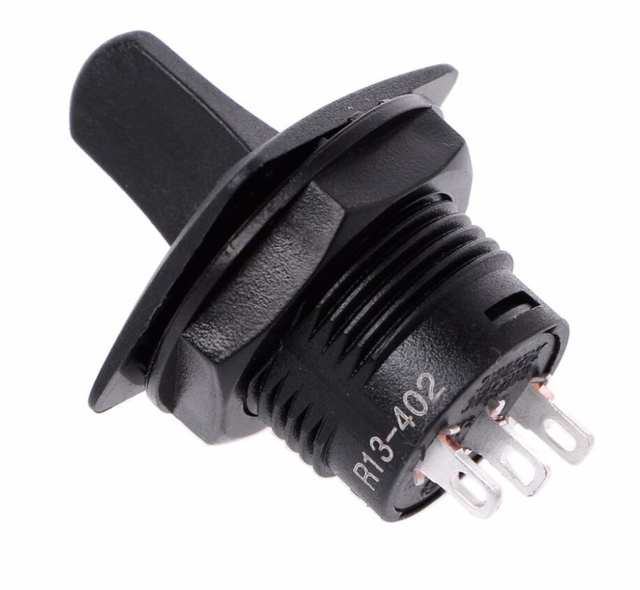 4Pcs R13-402A ON-OFF 2Pin 2Position SPST Round Toggle Switch Panel ...