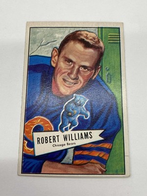 1952 Bowman Large Bob Williams #133 Chicago Bears Excellent (EX) | eBay