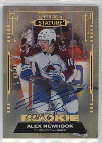 2021-22 Upper Deck Stature Rookies Auto /99 Alex Newhook #134 Rookie ...