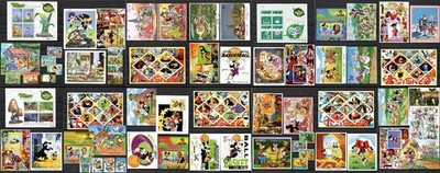 Walt Disney cartoons composition [1] 50 diff. sets & s/s MNH #CNA337 | eBay