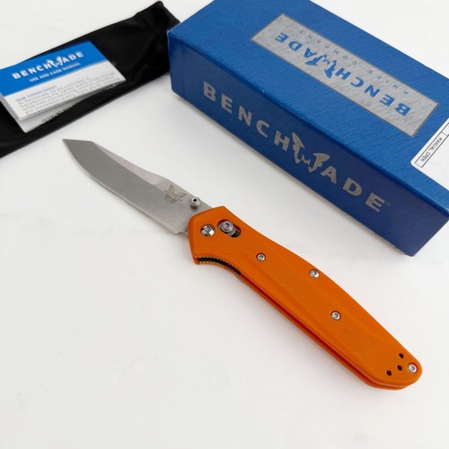 Benchmade 940 Custom Osborne G10 Orange Handle S30V Blade Steels ...