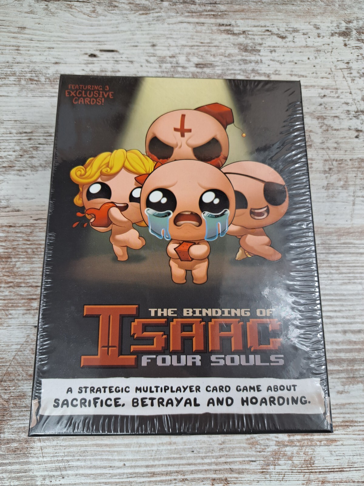 The Binding Of Isaac Four Souls With 3 Exclusive Cards Brand NEW Sealed ...