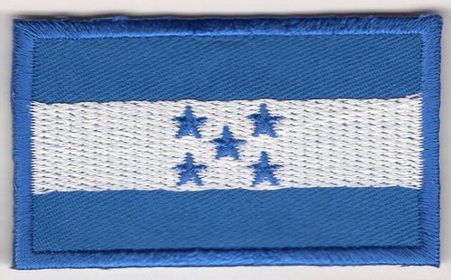 Honduras Flag Patch Embroidered Iron On Applique Honduran Catracho ...