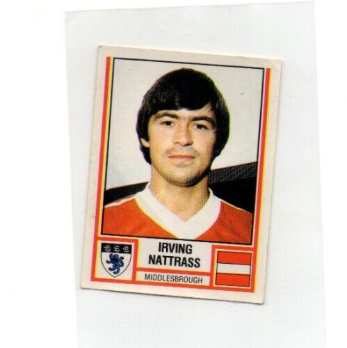 Panini football league 1981 football sticker No218 Irving Nattrass ...