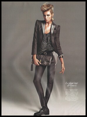 2009 Gucci Footwear Magazine Print Ad Women Fashion Long Legs shoes ...