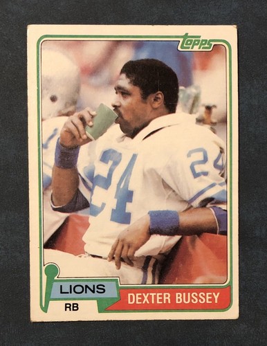 1981 Topps - #362 Dexter Bussey Detroit Lions | eBay