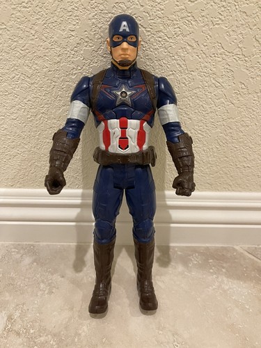 Avengers Captain America Talking Interactive 12” figure Titan Hero ...