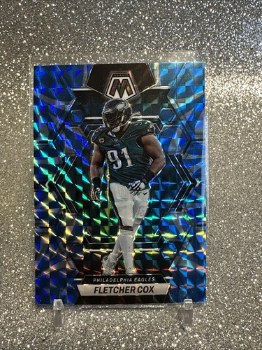 Fletcher Cox Blue Reactive Mosaic Prizm Eagles Mint | eBay