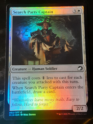 Search Party Captain FOIL , Innistrad Midnight Hunt , NM ,MTG,FREE ...