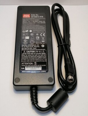 New MEAN WELL GS160A12-R7B Desktop Adapter Power Supply Charger #QW 1PC ...