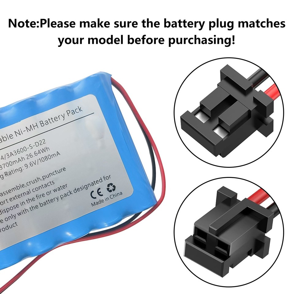 ADT Control Battery for DSC IMPASSA 9057 SCW9057 SCW9055 6PH-H-4/3A3600 ...