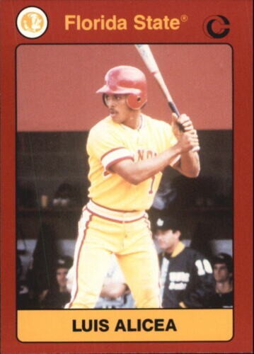 1990-91 Florida State Collegiate Collection Multi-Sport Card #32 Luis ...
