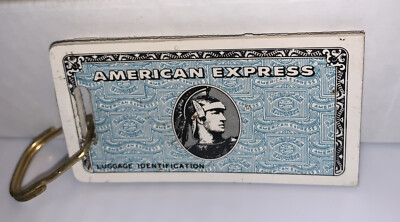 Vintage American Express Luggage Identification Tag Unused | eBay