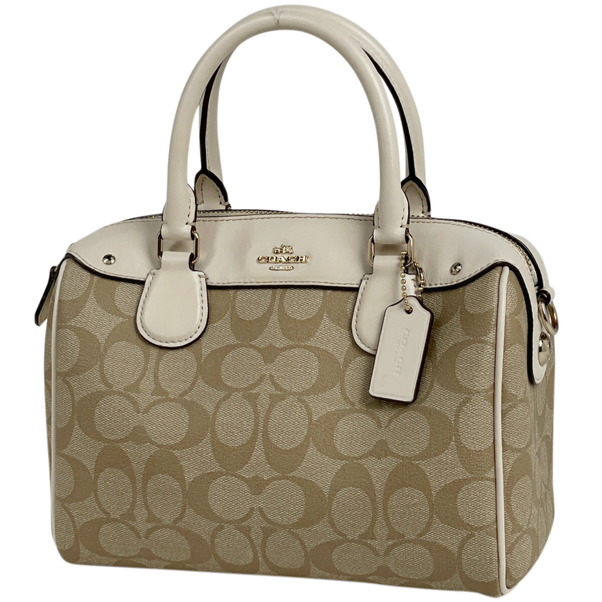 Coach Signature Bennett Mini Satchel Handbag 2Way Bos… - Gem