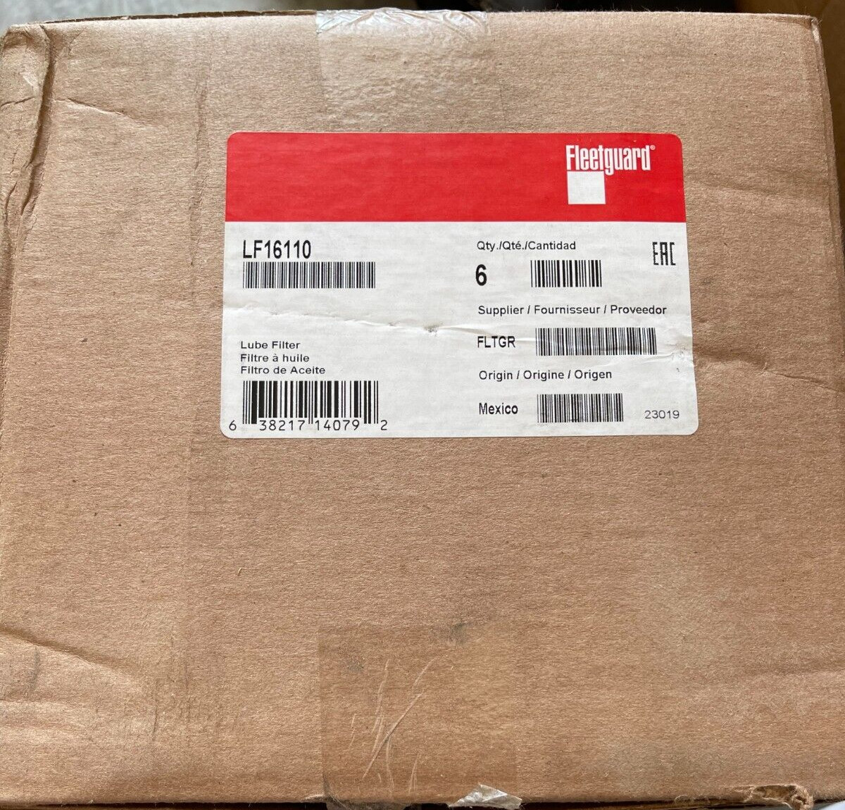 FLEETGUARD LF16110 - cross reference oil filters | oilfilter ...