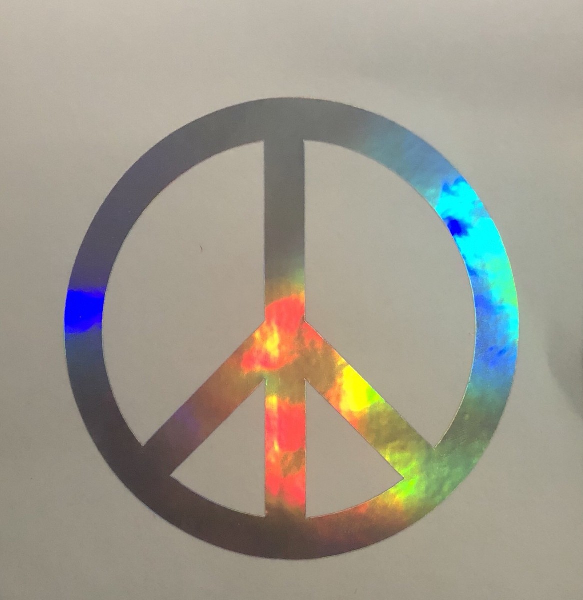 Rainbow Colored Peace Signs