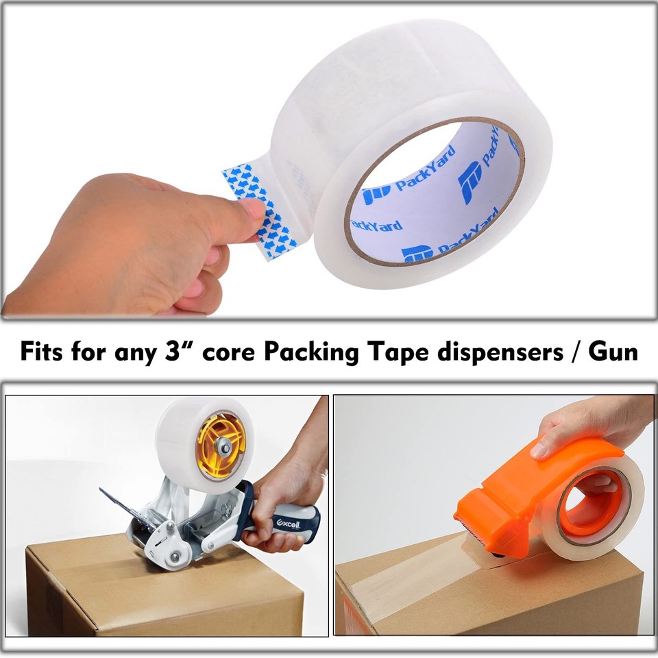 Packing Tape Refill Rolls Heavy Duty 36 Rolls Sealing Great for Packing ...