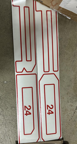 2024 Ford Raptor F-150 Tailgate Letter Outlines Vinyl Stickers Decals ...