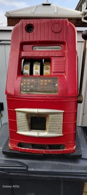 Original Mills One Arm Bandit Slot Machine Arcade 1950s Era Working ...