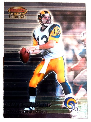 1999 Bowman's Best Rookie Card Kurt Warner #110 - Rams | eBay