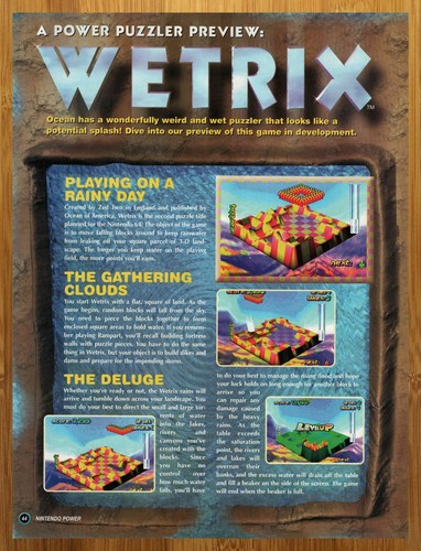 1998 Wetrix N64 Nintendo 64 Vintage Print Ad/Poster Page Authentic ...
