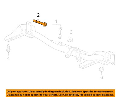 GM OEM 15-24 ATS Frame Trailer Hitch Components-Trailer Hitch Bolt ...