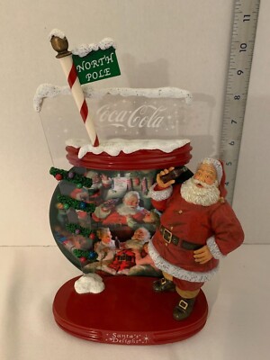 Coca-Cola "Santa's Delight" 2003 Christmas Plate/STATUE FIRST ISSUE # ...